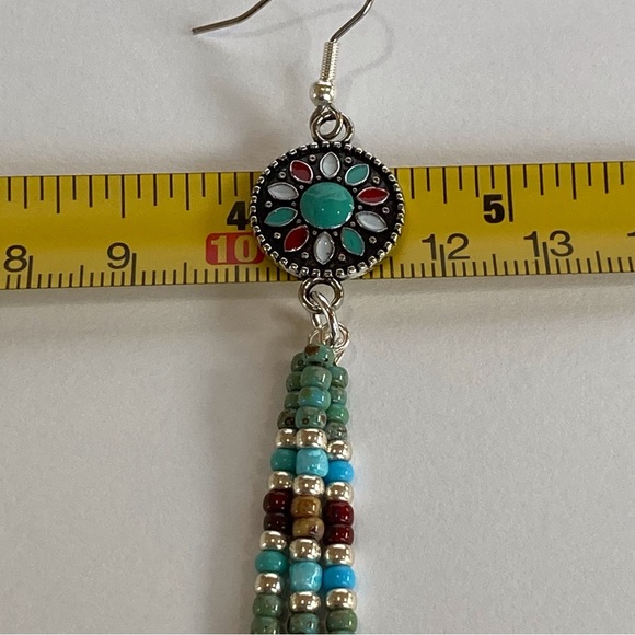 Artisan | Jewelry | Southwestern Boho Seed Bead Earrings From Desert ...